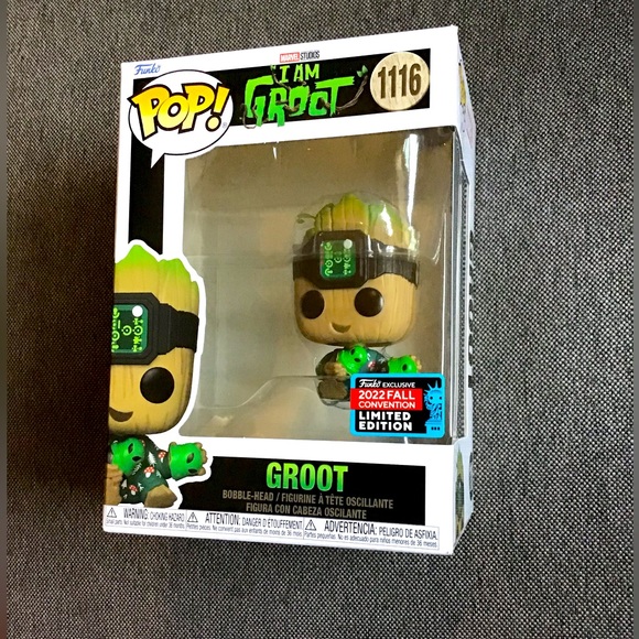 Funko | Other | Funko Pop Marvel Studios I Am Groot 222 Fall Convention ...